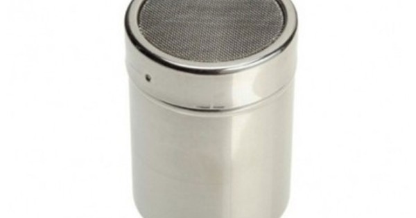 Αχνορίχτης ΙΝΟΧ με σίτα και διάμετρο Ø7x9,5hcm