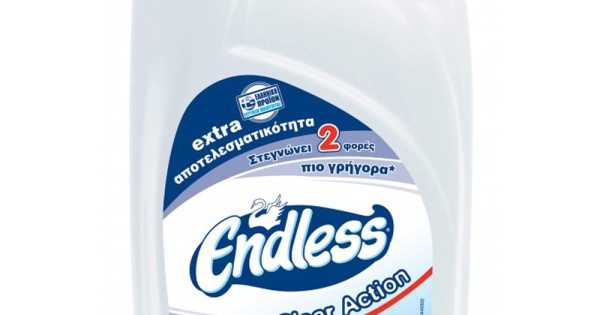 Υγρό καθαρισμού τζαμιών επαγγελματική συσκευασία Professional Clear Action 4lt ENDLESS